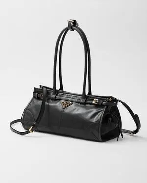 Prada Bonnie Medium Handbag - Black