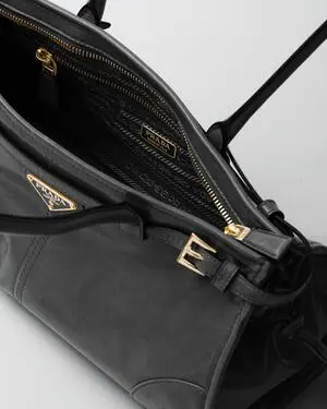 Prada Bonnie Medium Handbag - Black