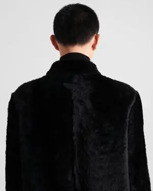 Prada Shearling Blouson Jacket