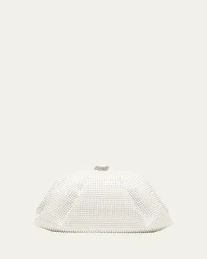 Judith Leiber Gemma Top-handle Bag - Silver Pearl