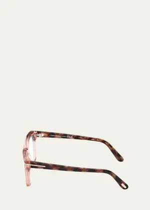 TOM FORD Two-tone Cat-eye Blue Light Glasses