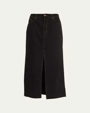 Ksubi Ksubi Kara Denim Maxi Skirt - Black