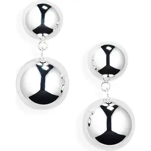 Lié Studio The Caroline Drop Earrings - Silver