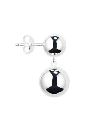 Lié Studio The Caroline Drop Earrings - Silver