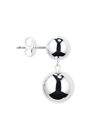 Lié Studio The Caroline Drop Earrings - Silver