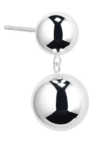 Lié Studio The Caroline Drop Earrings - Silver