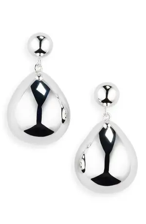 Lié Studio The Julie Drop Earrings - Silver
