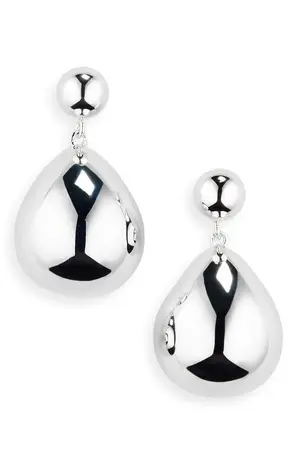 LIÉ STUDIO The Julie Drop Earrings - Silver
