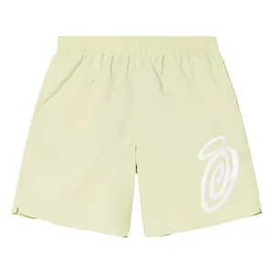 StÜssy Curly S Water Shorts - Green