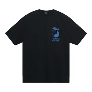 StÜssy X Our Legacy Frame Pigment Dyed Tee - Black