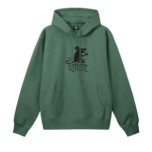 StÜssy Rat Graphic Hoodie - Green