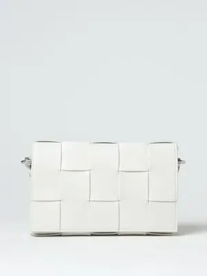 Bottega Veneta Cassette Shoulder Bag - White