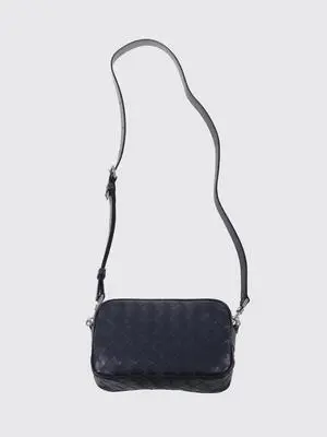 Bottega Veneta Woven Leather Camera Bag - Grey