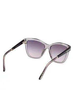 TOM FORD Square Sunglasses, 54mm - Purple/purple Gradient