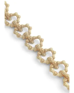 ANABEL ARAM Sculpted Bamboo Chain Necklace