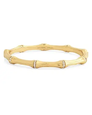 ANABEL ARAM Sculpted Bamboo Bangle Bracelet