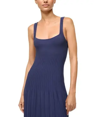 Staud Ellison Dress - Navy