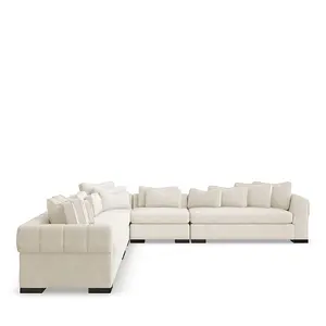 CARACOLE 4 Piece Edge Sectional - Ivory