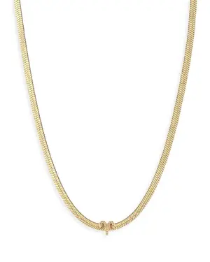 Ettika Zodiac Herringbone Necklace Aries