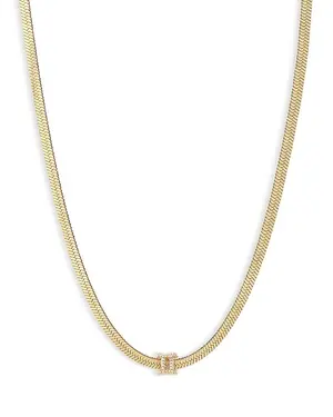 Ettika Zodiac Herringbone Necklace Gemini