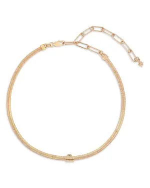 Ettika Zodiac Herringbone Necklace - Libra