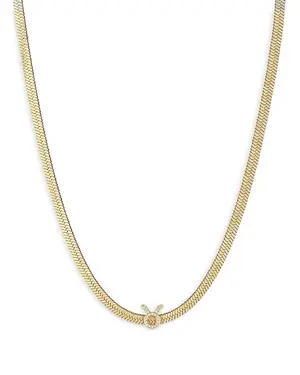Ettika Zodiac Herringbone Necklace Taurus