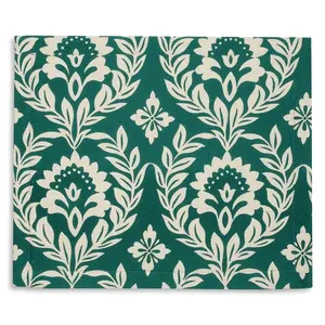 La DoubleJ Herringbone Table Mats, Set Of 2 - Green Garland