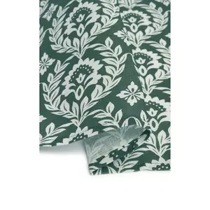 La DoubleJ Garland Large Linen Napkins, Set Of 6 - Green Garland