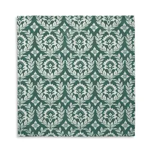 La DoubleJ Garland Large Linen Napkins, Set Of 6 - Green Garland