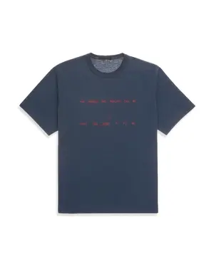 Helmut Lang Oversized Short Sleeve Graphic Tee