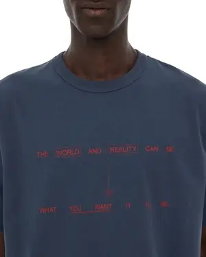 Helmut Lang Oversized Short Sleeve Graphic Tee
