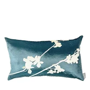 AVIVA STANOFF Orchid Signature Velvet Collection Pillow, 12 X 20 - Malachite