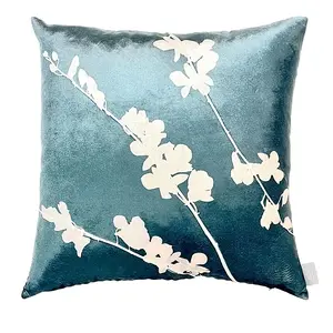 AVIVA STANOFF Orchid Signature Velvet Collection Pillow, 20 X 20 - Malachite
