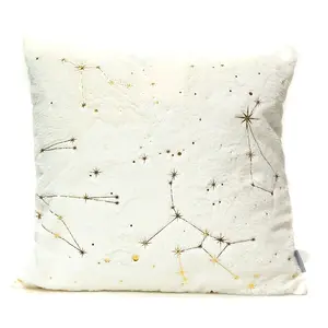 AVIVA STANOFF Zodiac Pillow, 20 X 20 - Ivoir/gold