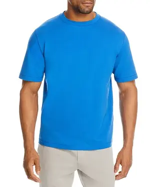Theory Ryder Tee In Relay Jersey Puce Blue