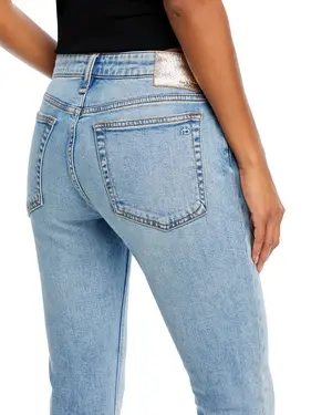 Rag & Bone Dre Low Rise Boyfriend Jeans - Daphne