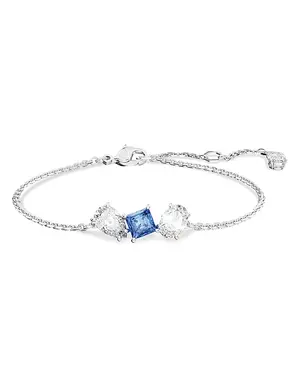 SWAROVSKI Mesmera Crystal Link Bracelet - Blue/silver