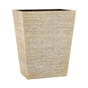 LABRAZEL Araba Raffia Waste Basket - Granola