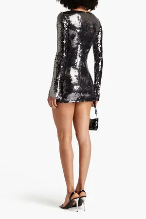 16Arlington Solaria Sequined Mini Dress