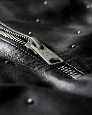ALLSAINTS Lila Leather Pinstudded Mini Skirt