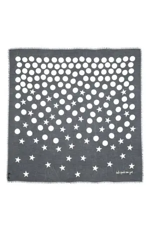 Kate Spade New York Gradient Stars & Dots Scarf