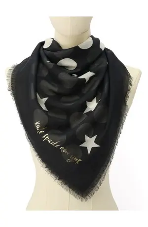 Kate Spade New York Gradient Stars & Dots Scarf