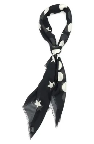 Kate Spade New York Gradient Stars & Dots Scarf