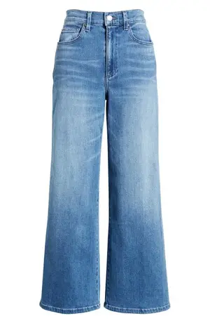 LE JEAN Juliette High-waist Ankle Wide-leg Jeans
