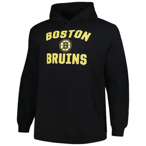 Profile Boston Bruins Big & Tall Arch Over Logo Pullover Hoodie