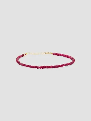 Jia Jia Birthstone 14k Yellow Gold & Gemstone Beaded Bracelet - January