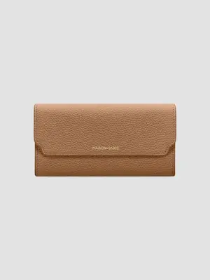 MAISON DE SABRE Long Leather Flap Wallet