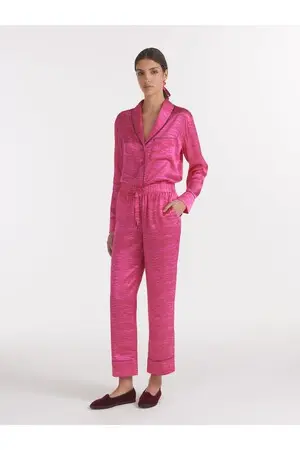 Saloni Lounge Pj Set In Marbling
