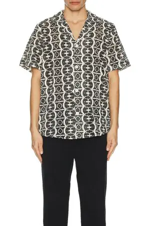 Oas Hypnotise Cuba Net Shirt - Black