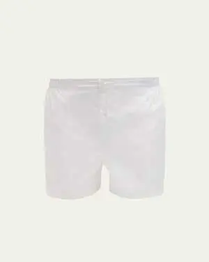 EMANUELE MAFFEIS Cotton-blend Boxers - White